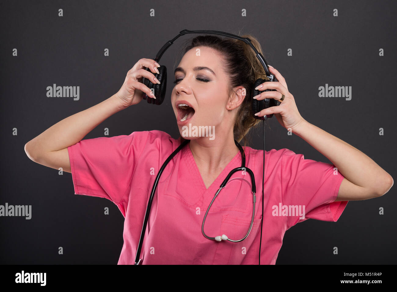 Singing nurse hi-res stock photography and images - Alamy