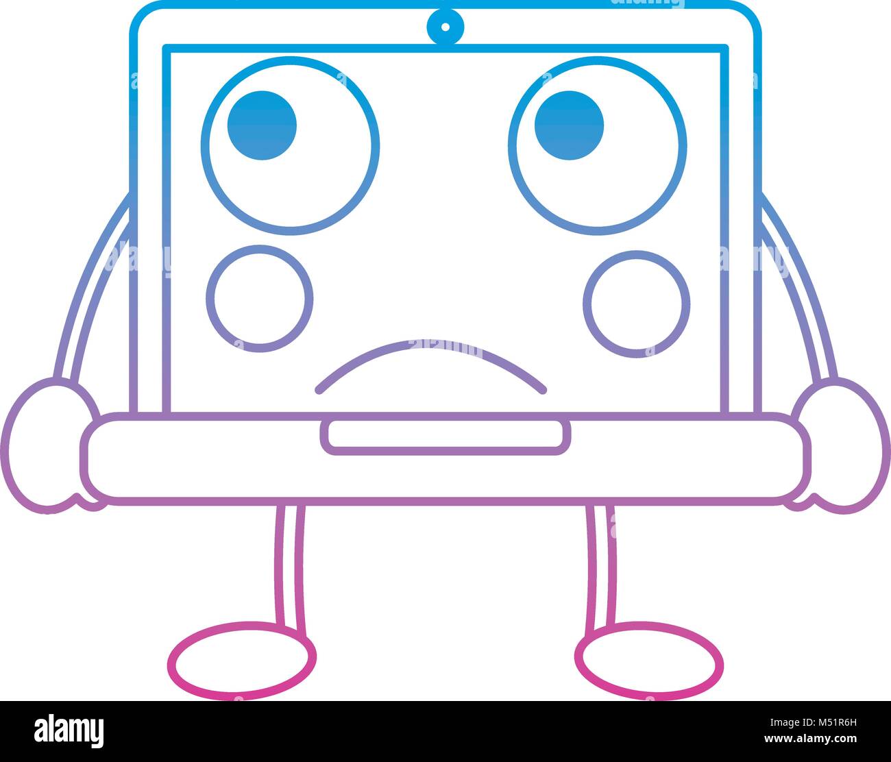 Sad device Stock Vector Images - Alamy