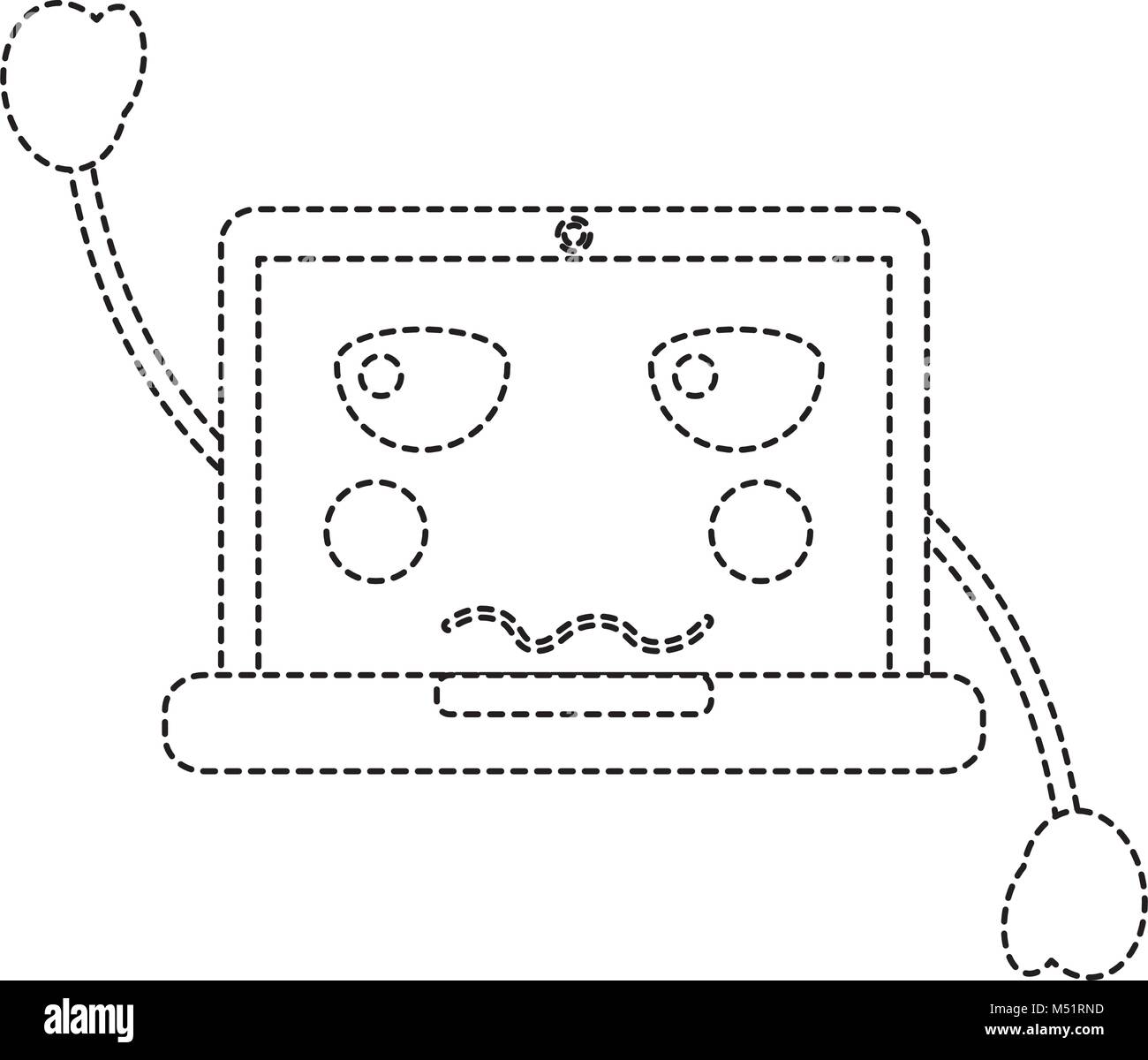 laptop angry computer emoji icon image Stock Vector Image & Art - Alamy