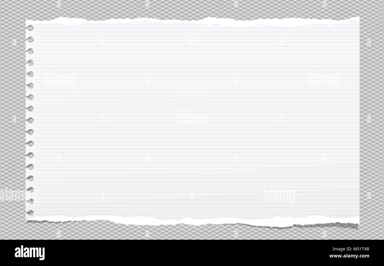 Lined paper torn hi-res stock photography and images - Alamy
