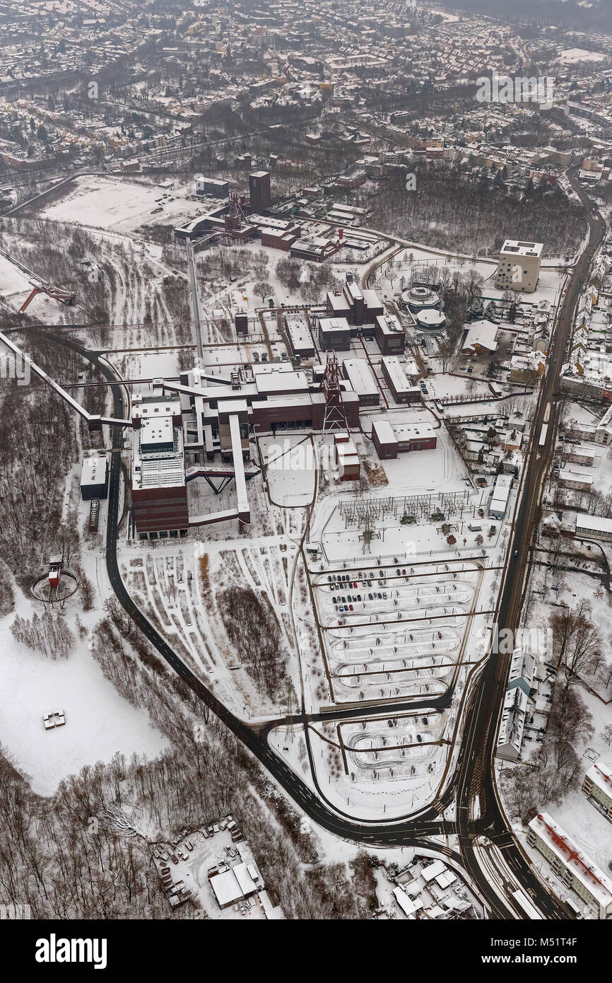 Aerial view, double, winding tower, Sanaa building design school ...