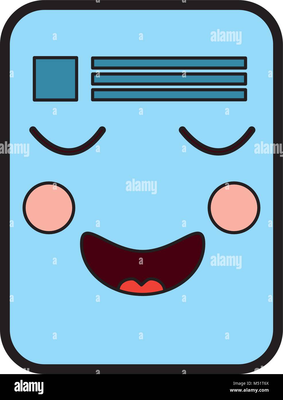 document happy emoji icon image Stock Vector Image & Art - Alamy