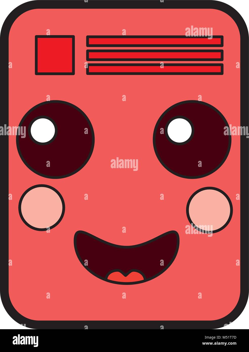 document happy emoji icon image Stock Vector Image & Art - Alamy