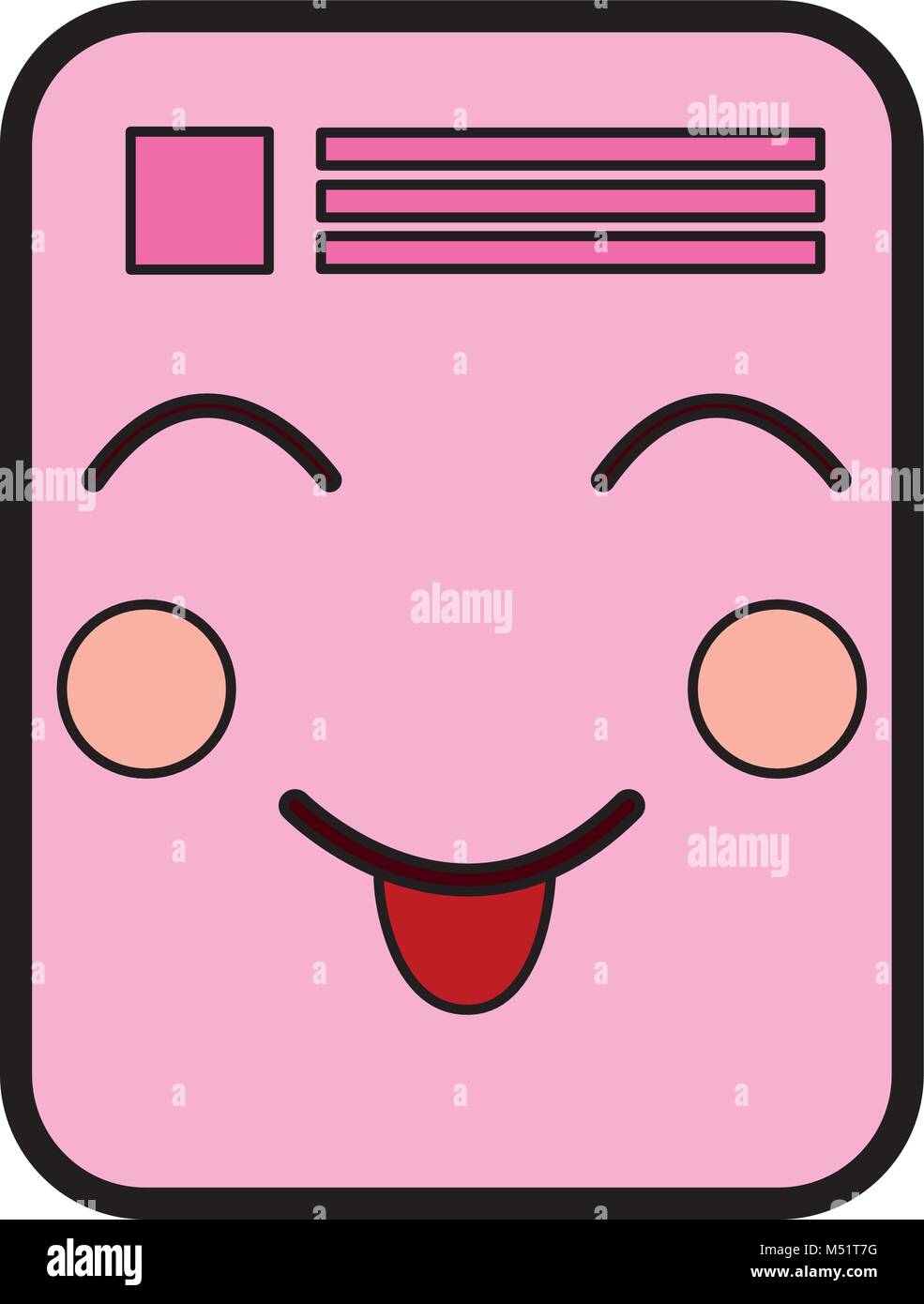 document happy emoji icon image Stock Vector Image & Art - Alamy