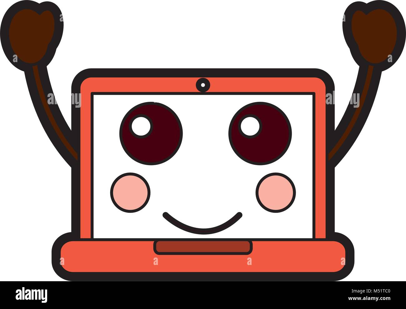 laptop computer sad emoji icon image Stock Vector Image & Art - Alamy