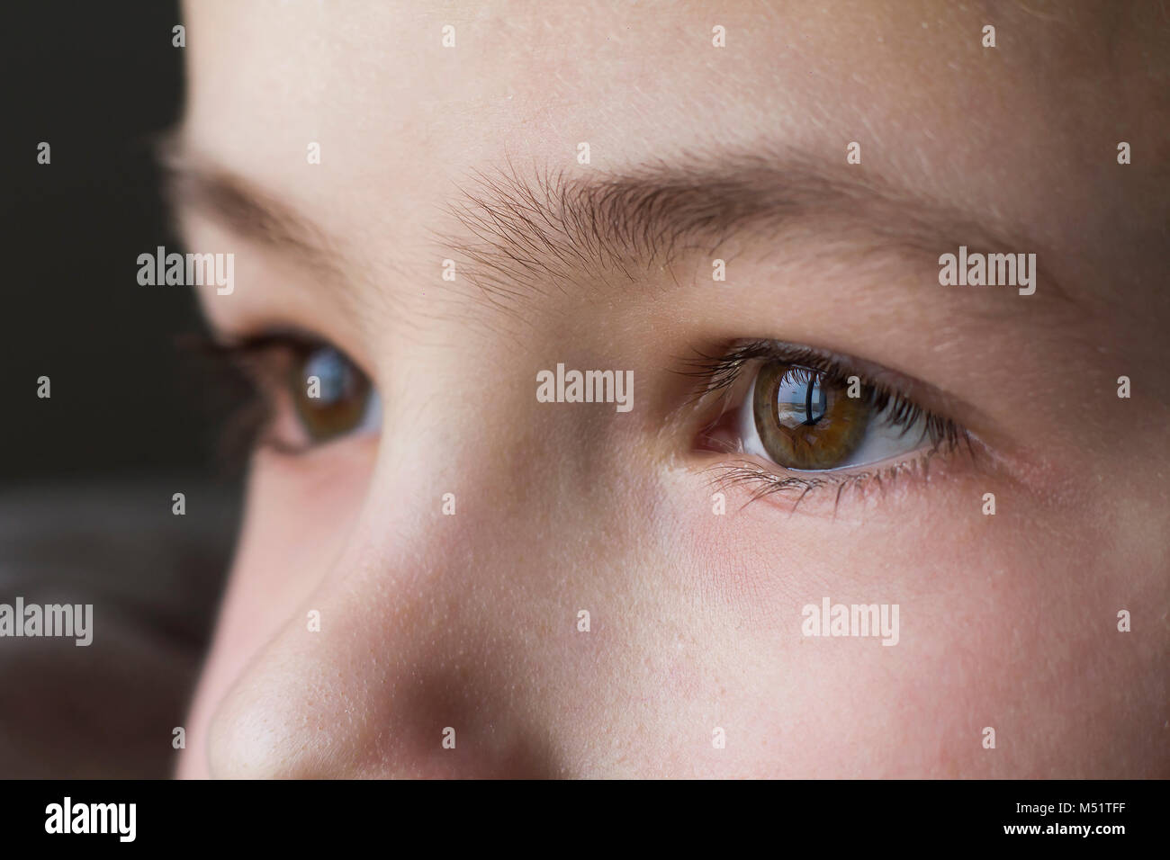Childs eye close up eyes hi-res stock photography and images - Alamy