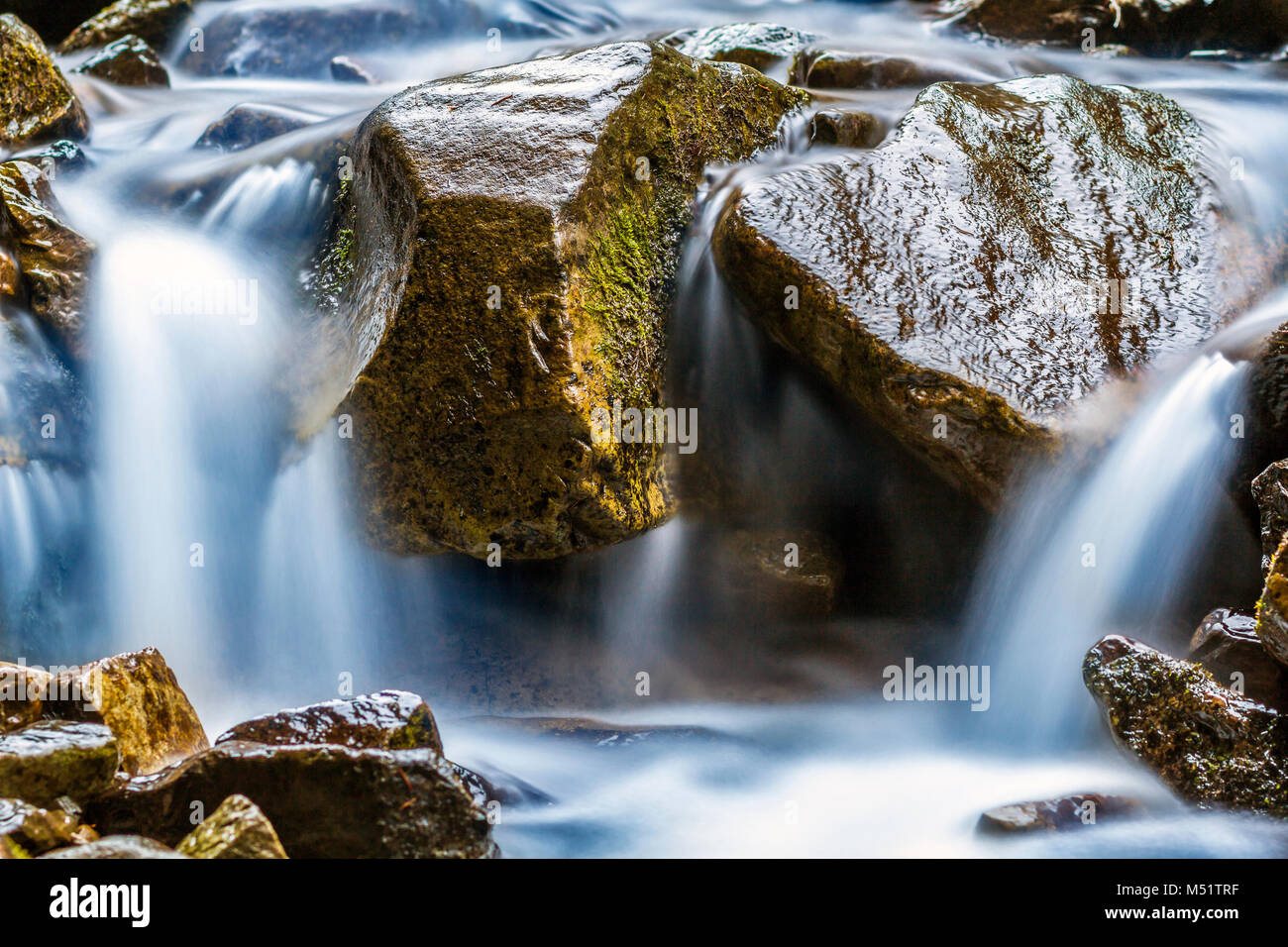 Foamy cascade waterfall on hi-res stock photography and images - Alamy