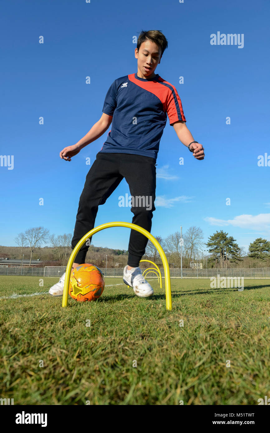 Football sports teacher hi-res stock photography and images - Alamy