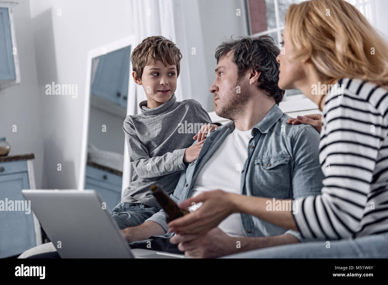 Exhausted parents children hi-res stock photography and images - Alamy