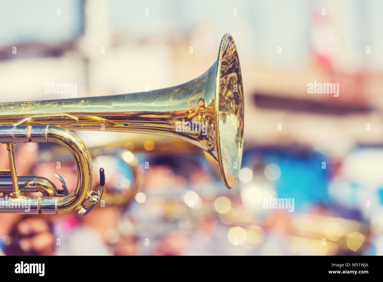 Jazz festival trumpet hi-res stock photography and images - Alamy