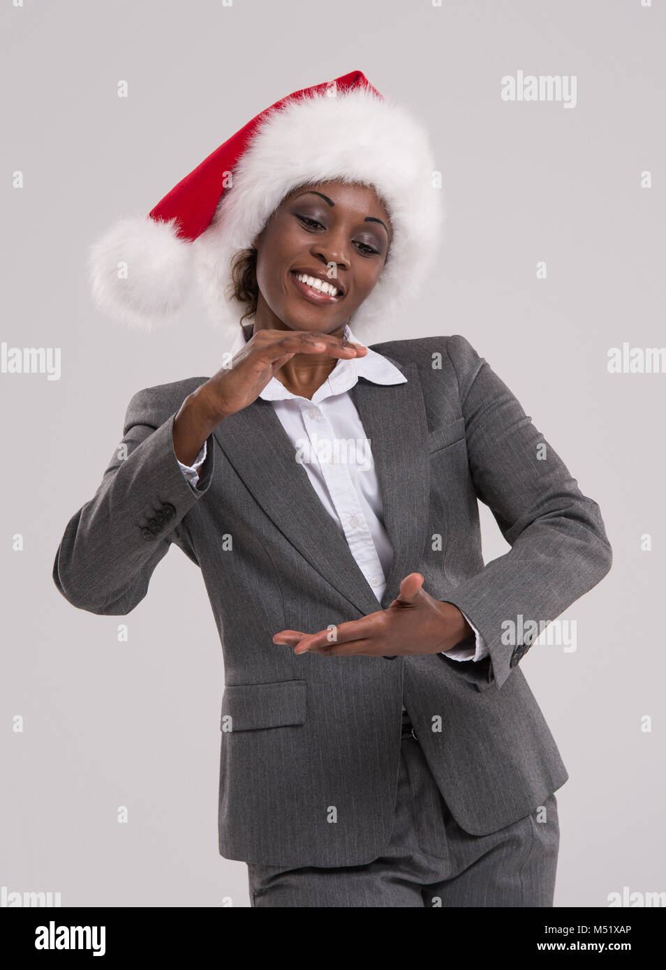 African santa girl hi-res stock photography and images - Alamy