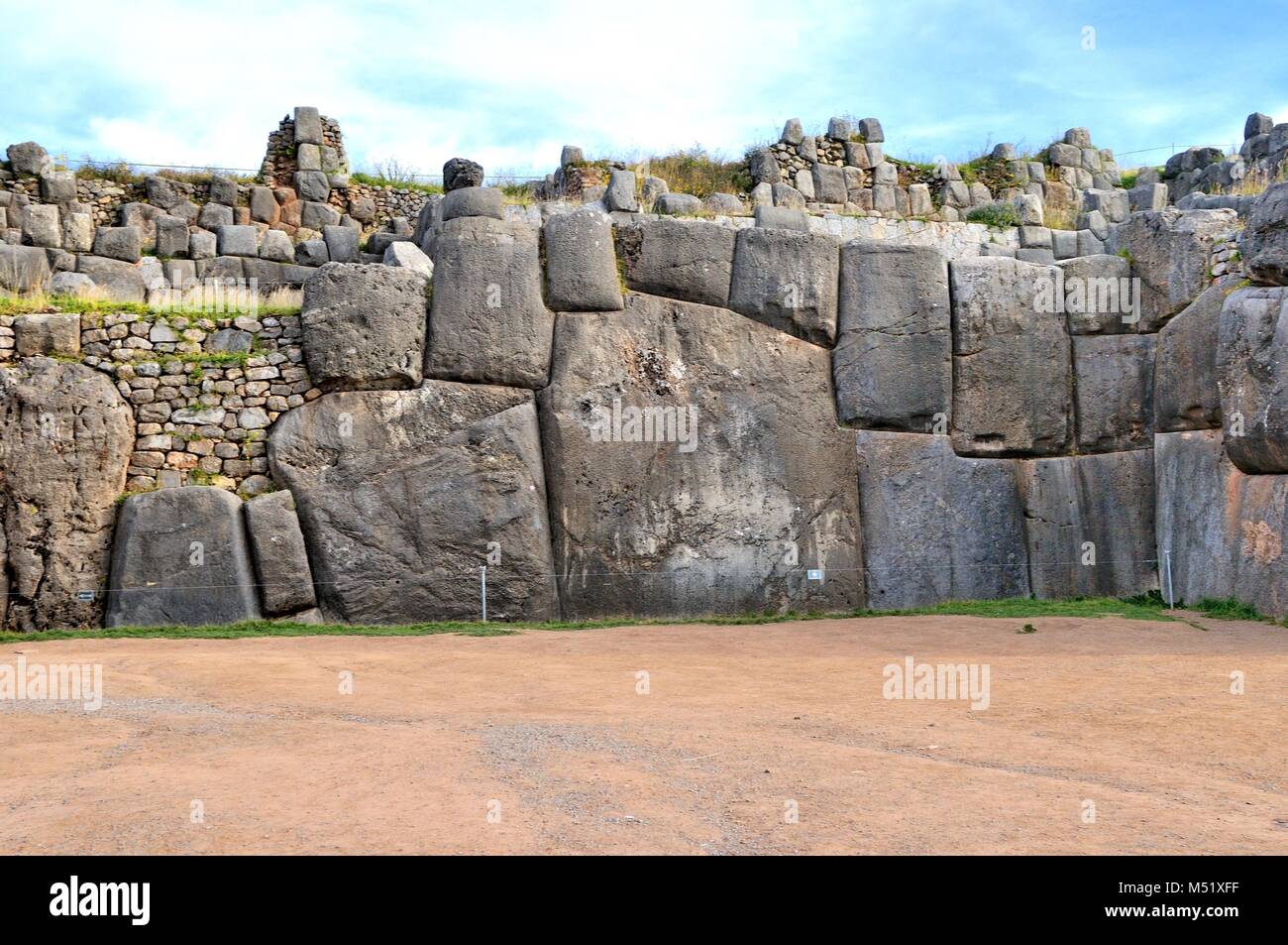 Inca fortress Sacsayhuaman Peru Stock Photo - Alamy