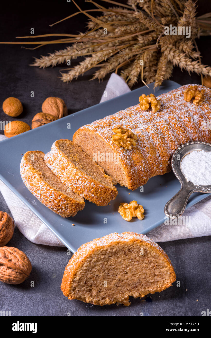 Amaranth cake gluten free Stock Photo - Alamy
