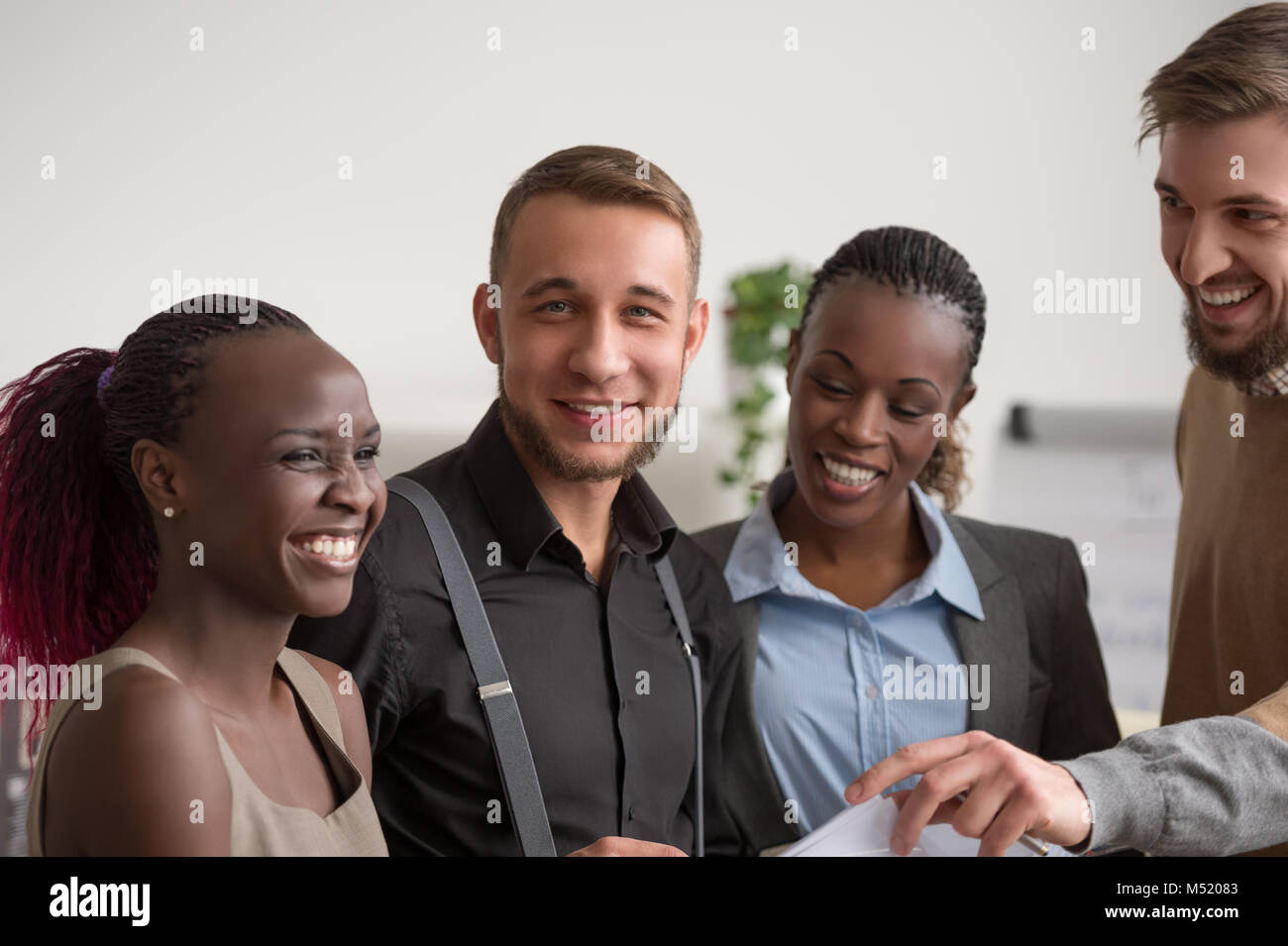 Business People Meeting Communication Discussion Working Office Concept ...