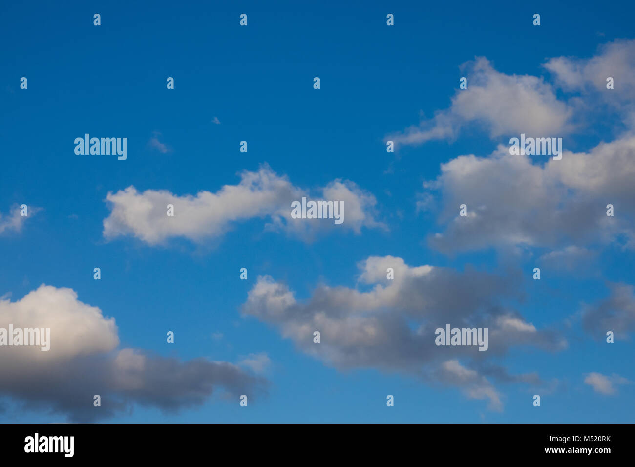 Horizontal picture of clouds in the sky Stock Photo - Alamy