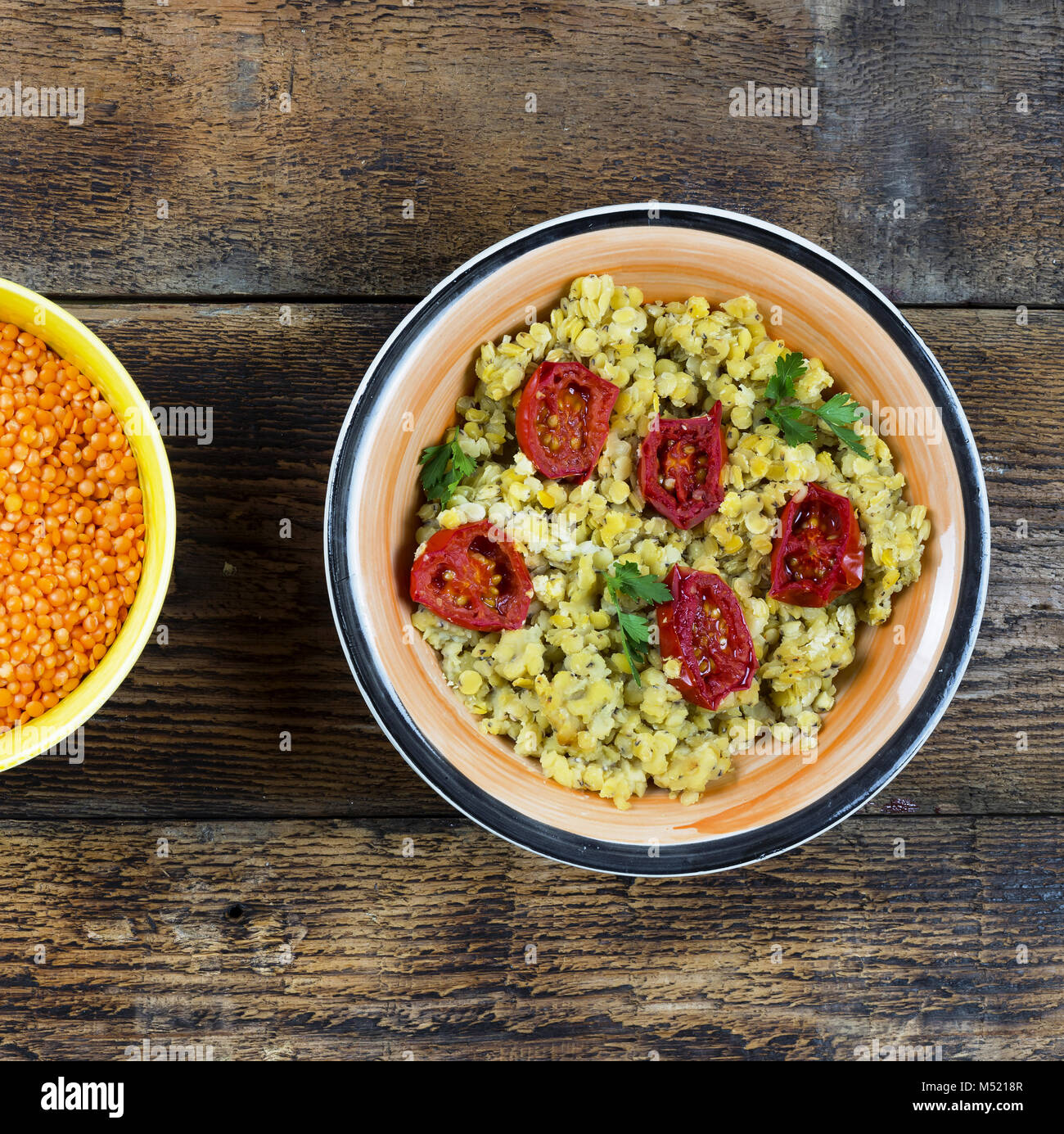 Authentic indian dal yellow hi-res stock photography and images - Alamy