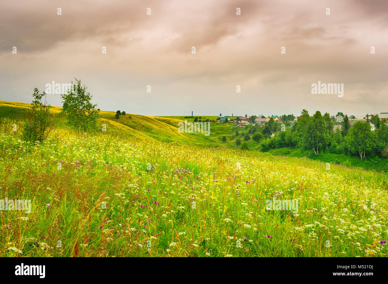 Rural russian landscape hi-res stock photography and images - Alamy
