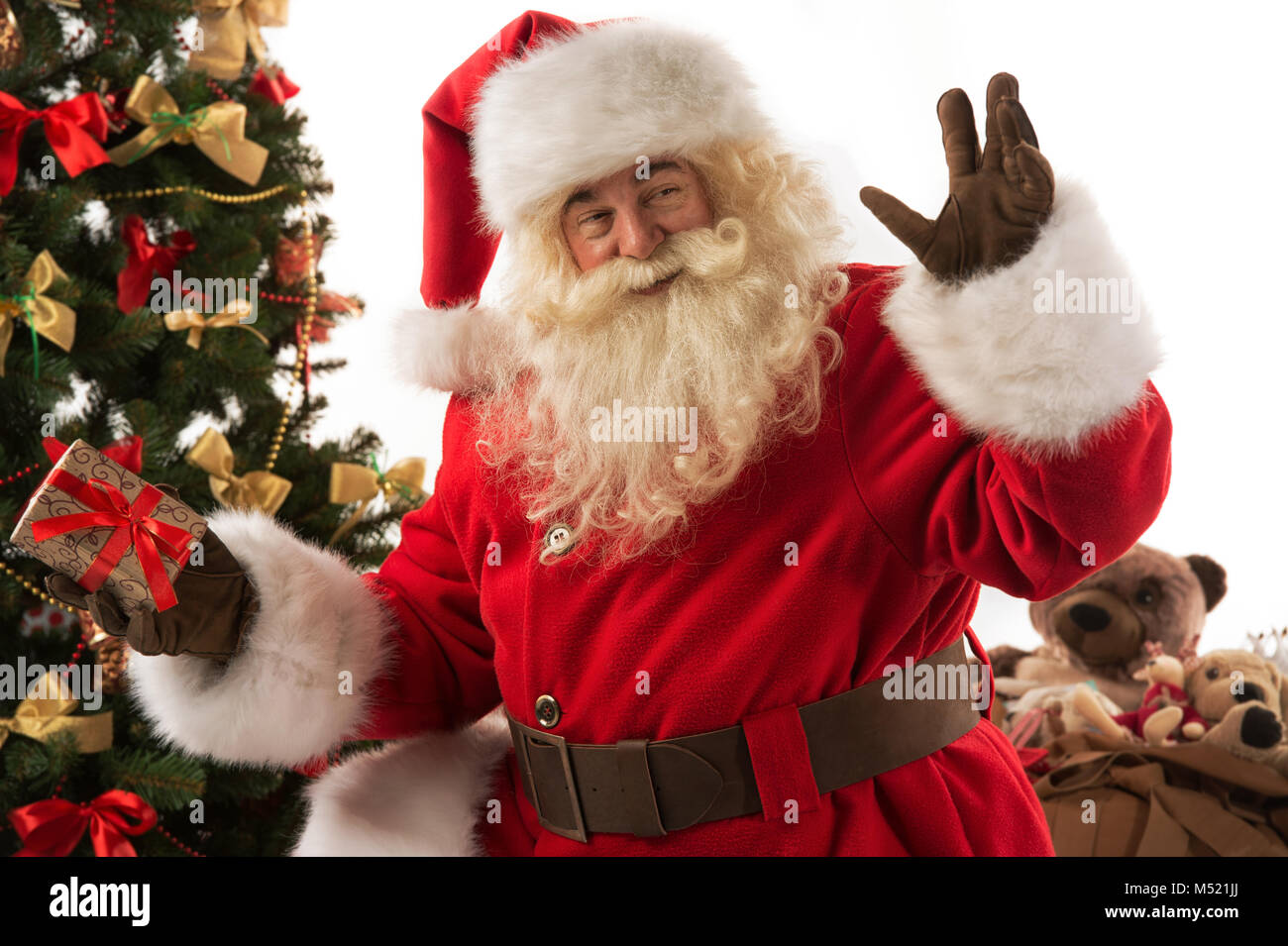 Cheering santa claus hi-res stock photography and images - Alamy