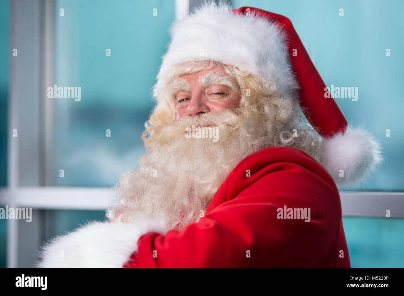 Portrait handsome kind santa claus hi-res stock photography and images ...