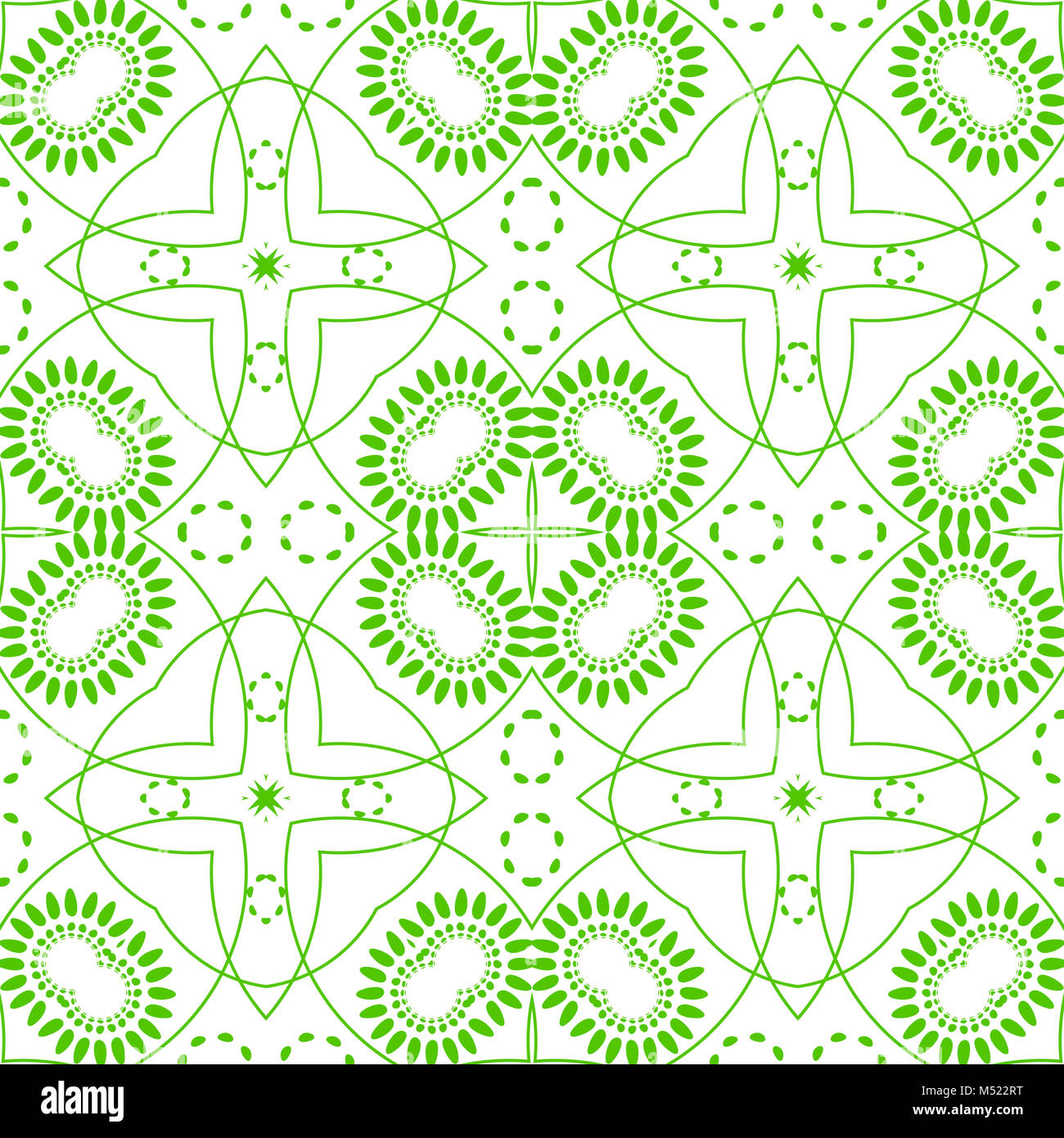 Repeating pattern of stylized leaf shapes hi-res stock photography and ...