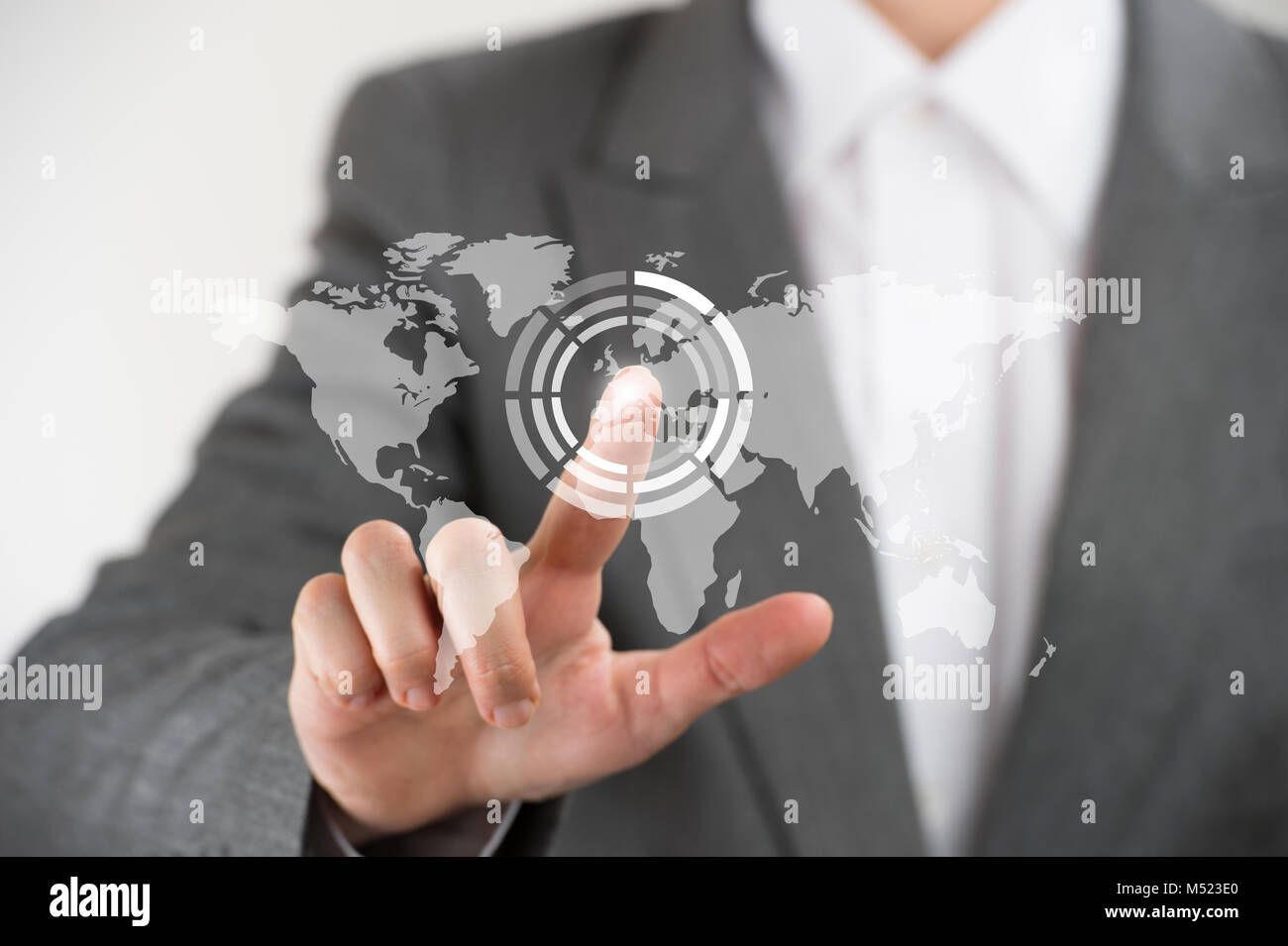 World map fingerprint hi-res stock photography and images - Alamy