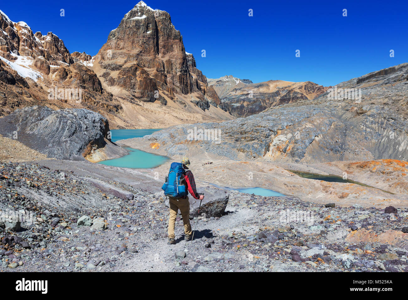 Hike in Peru Stock Photo - Alamy