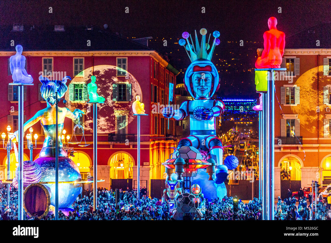 France. Alpes-Maritimes (06) Nice. Carnival of nice king of space ...