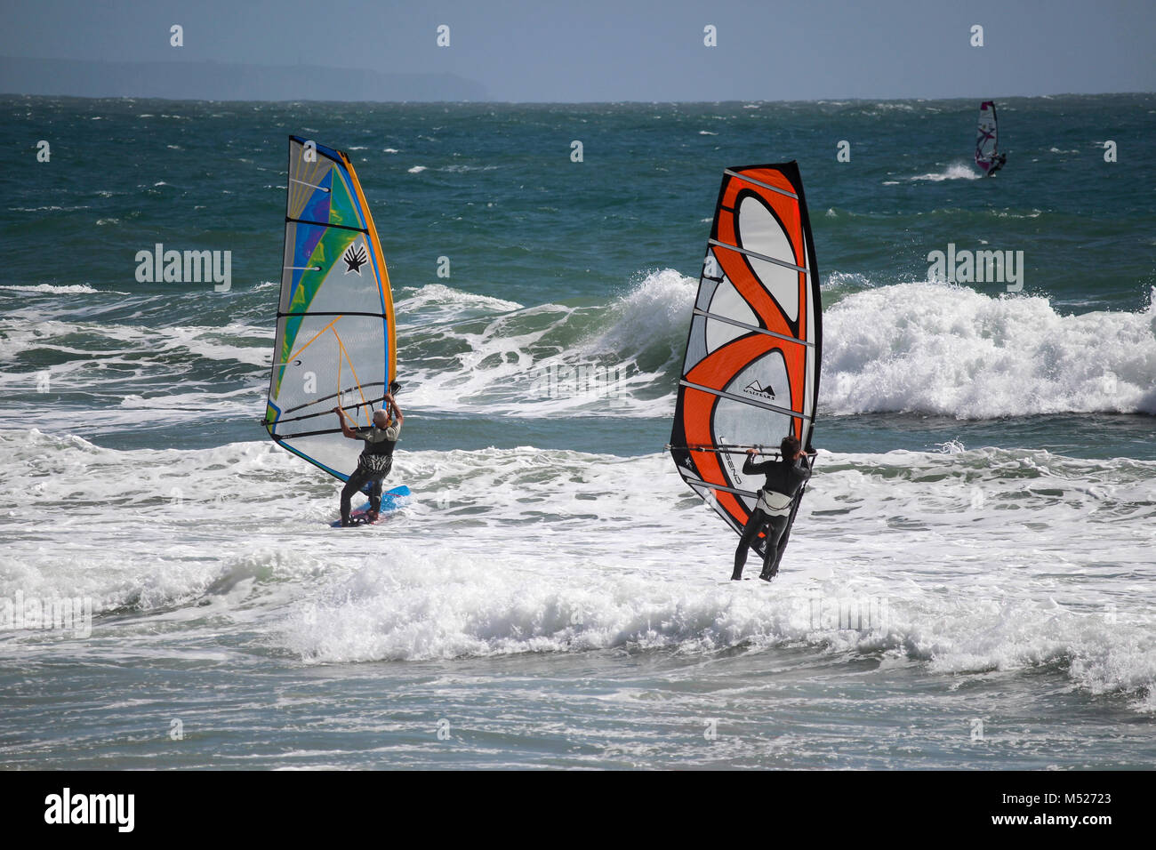 Wind surfing 3 Stock Photo - Alamy