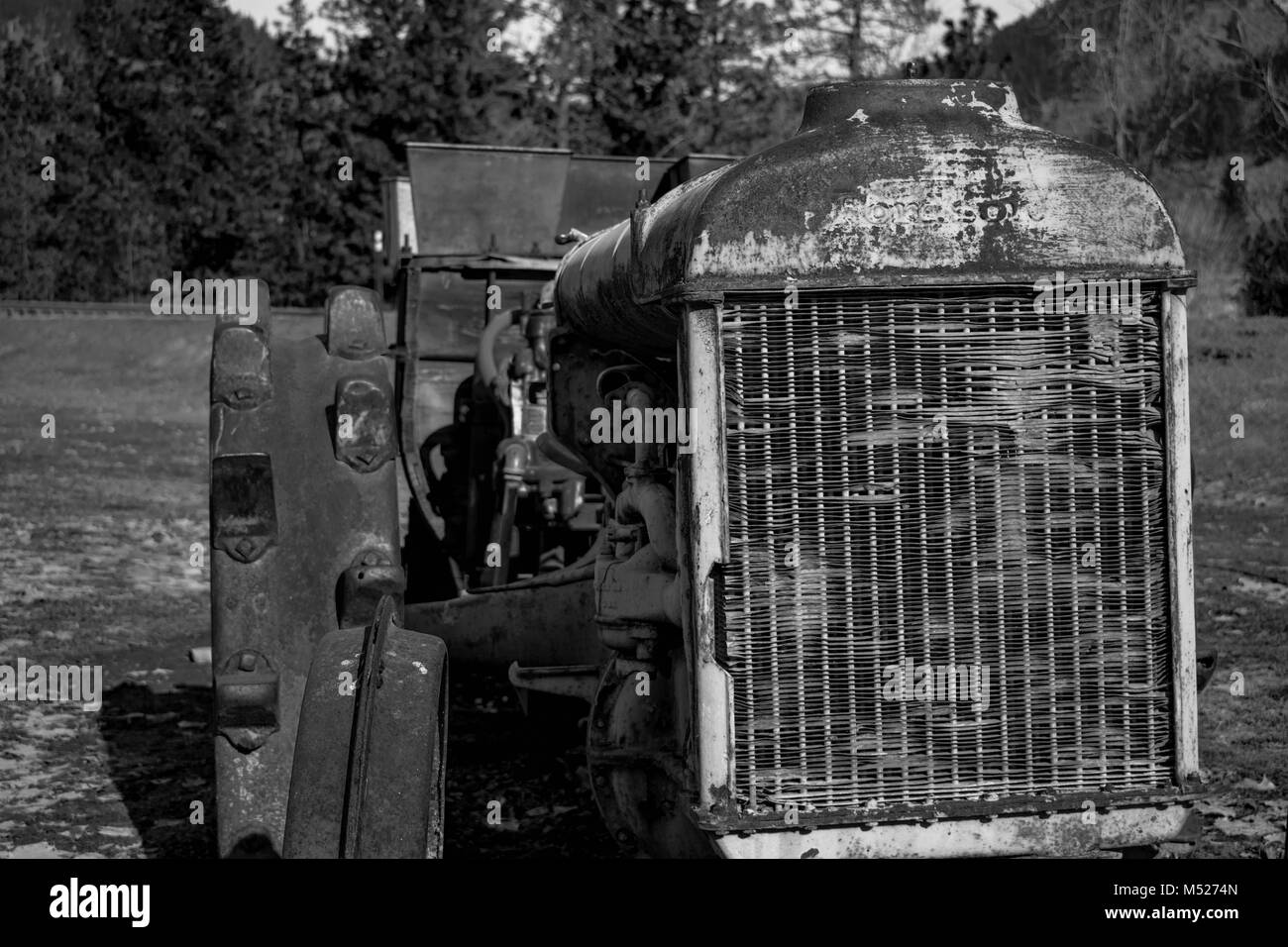 Tractor Black and White Stock Photos & Images - Alamy