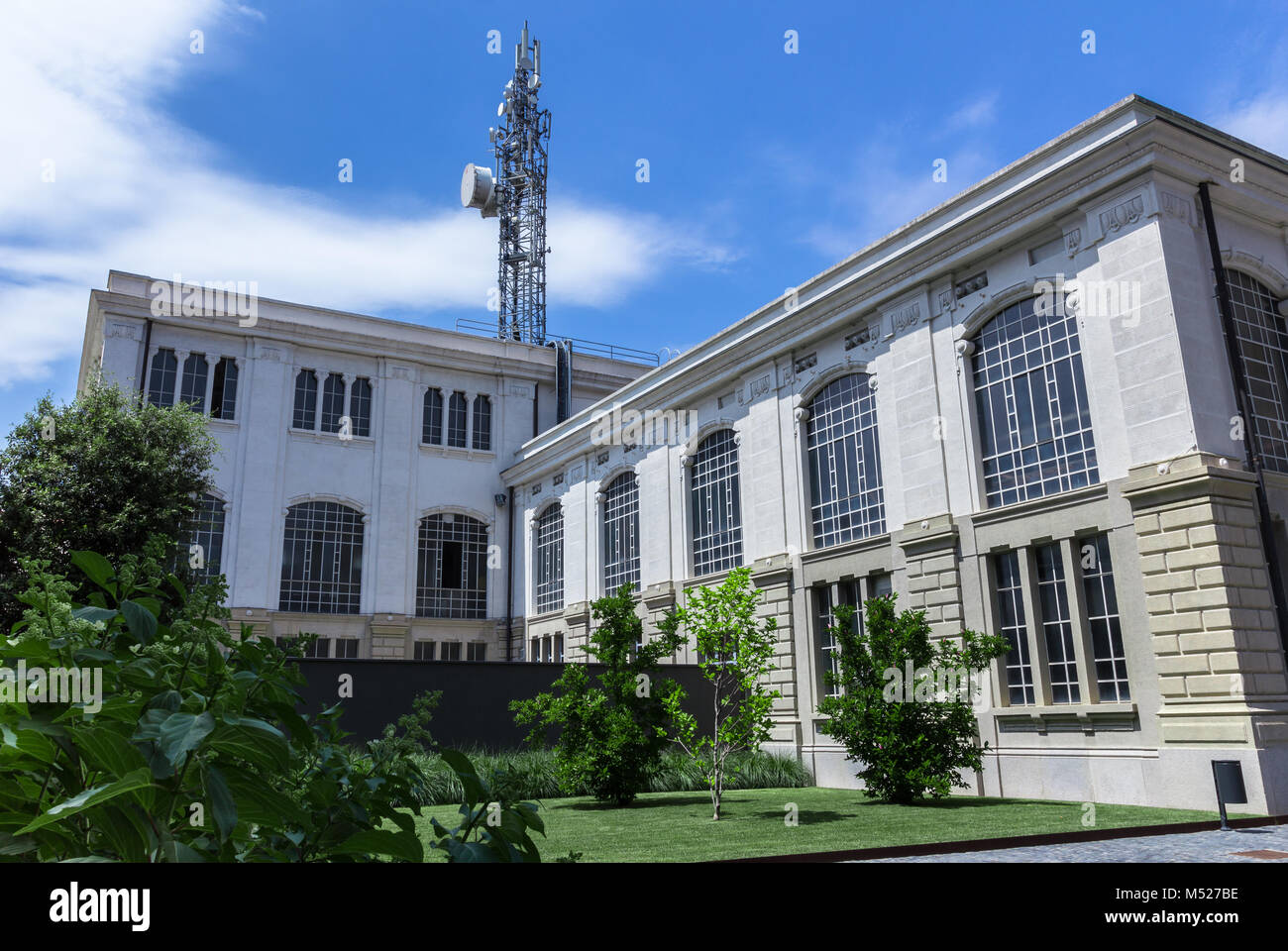 Renovated historic factory Stock Photo - Alamy