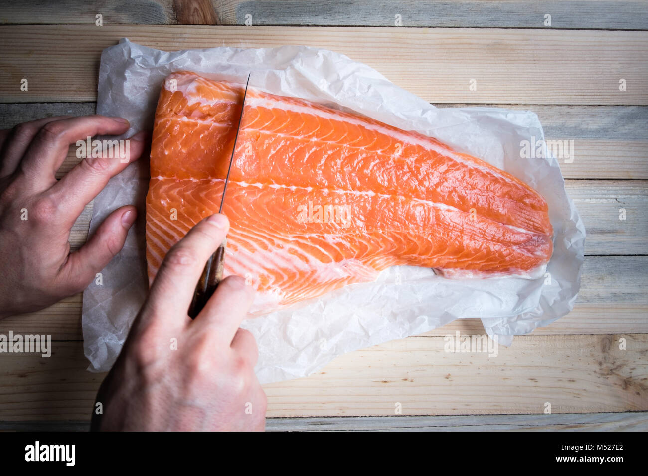 Salmon fish hi-res stock photography and images - Alamy