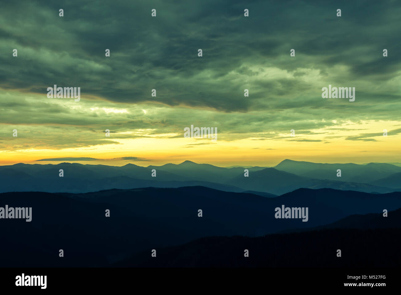 Picturesque summer landscape with colorful sunrise Stock Photo - Alamy Picturesque summer landscape with colorful sunrise Stock Photo - Alamy
