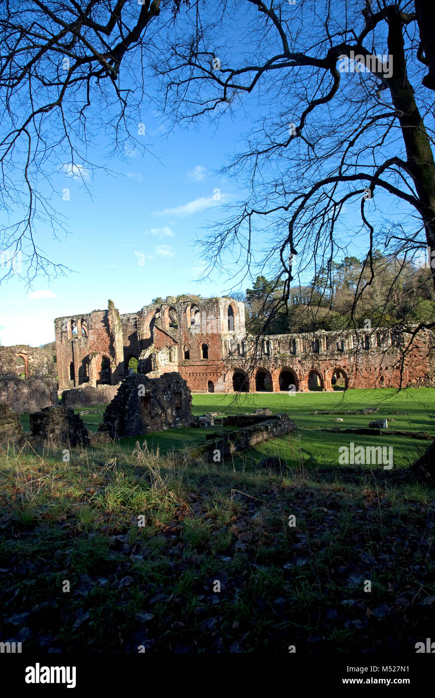 Remains of Furness Abbey Barrow-in-Furness Cumbria Stock Photo - Alamy