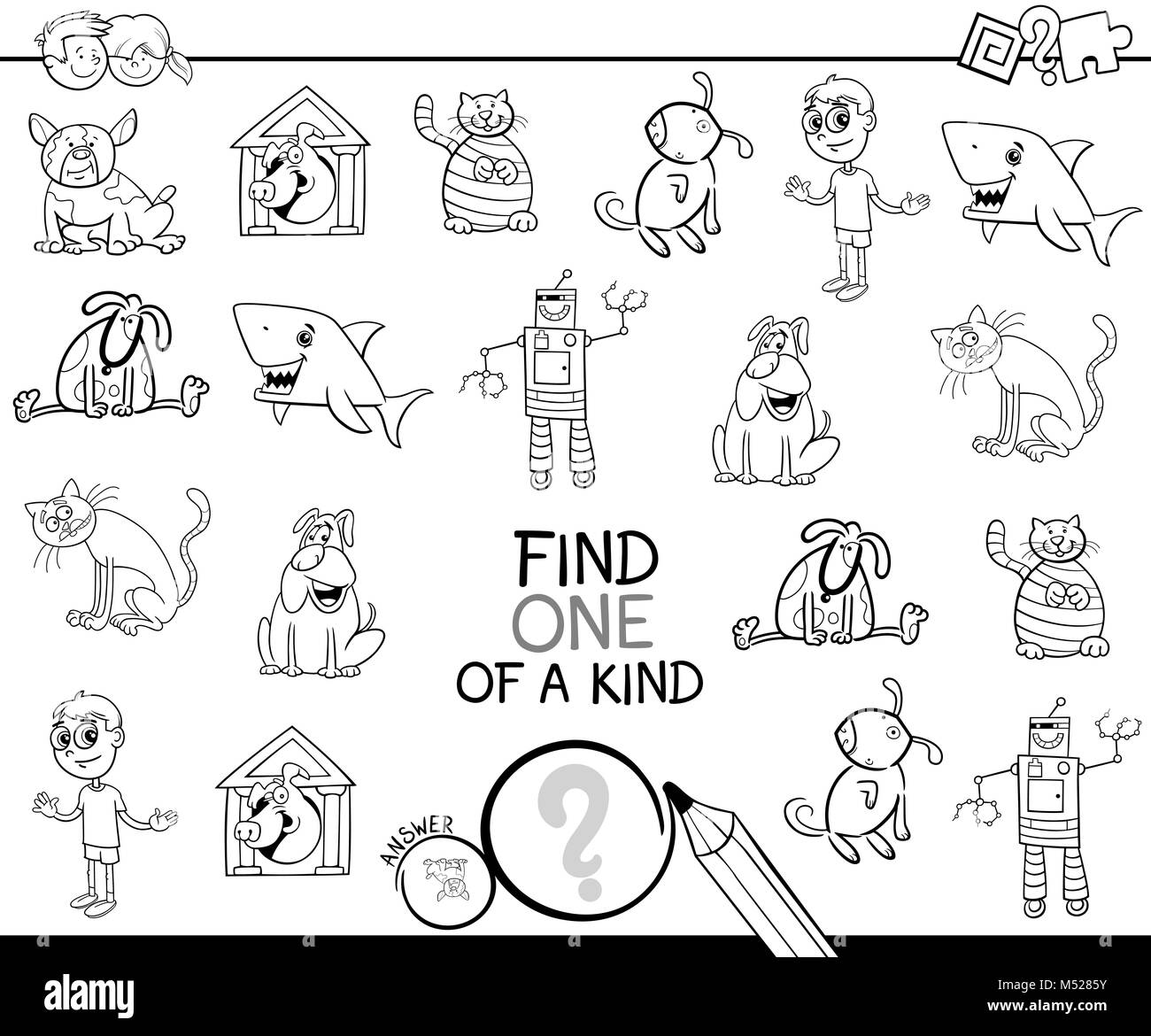 Only one solution Black and White Stock Photos & Images - Alamy