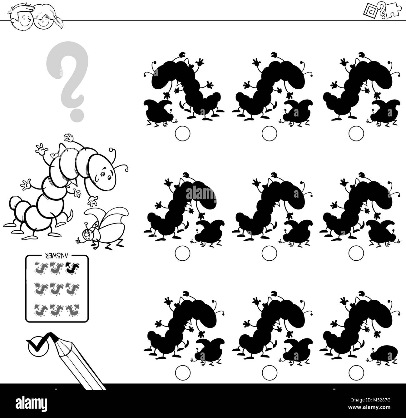 Kids with insects Black and White Stock Photos & Images - Alamy