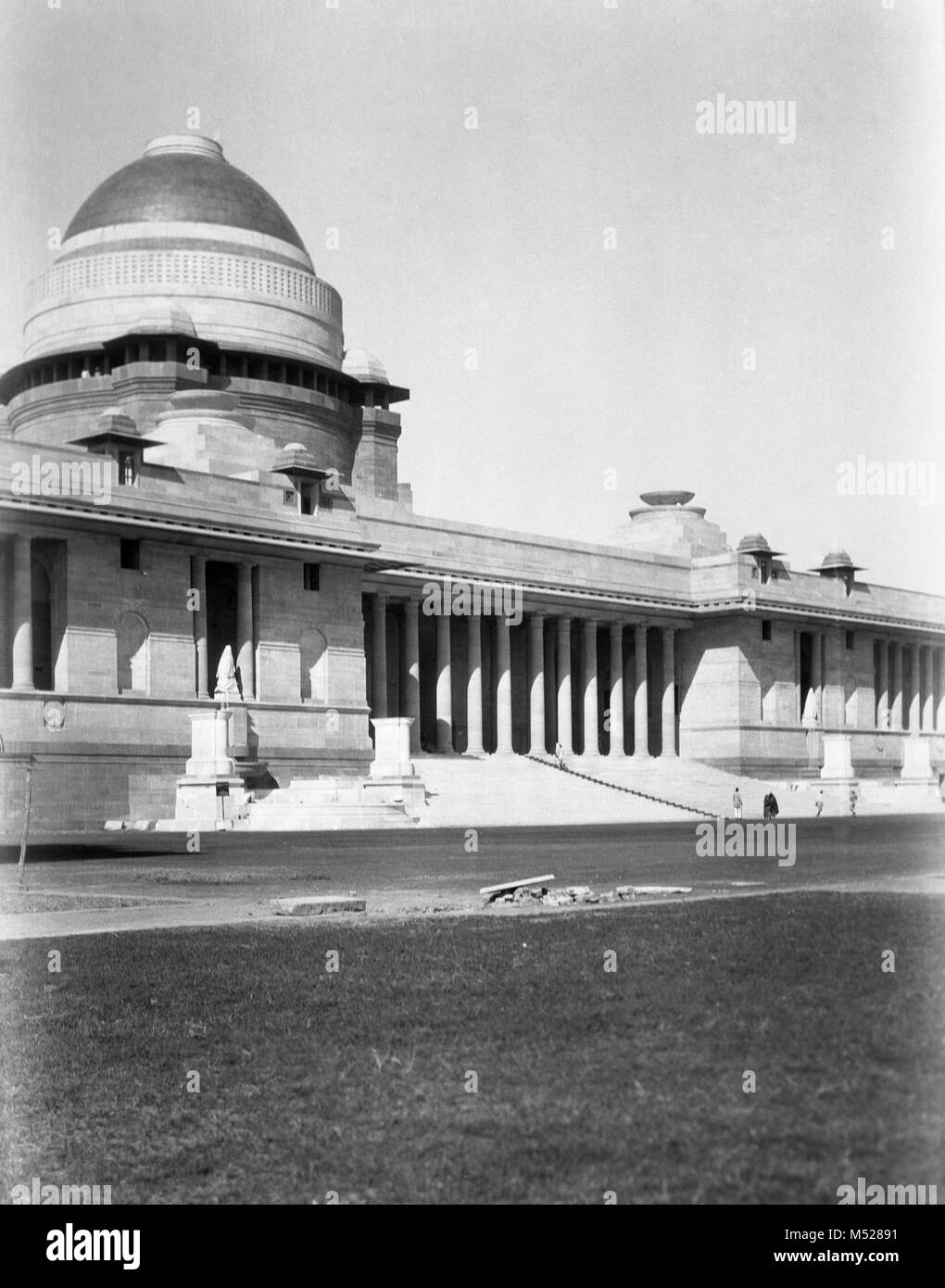 The construction of Rashtrapati Bhavan photo taken by A. G. Shoosmith ...