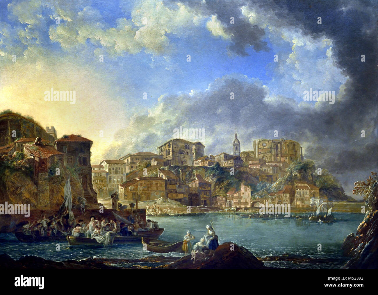 View of Bermeo by Luis Paret y Alcázar 18th century, Spain, Spanish ...