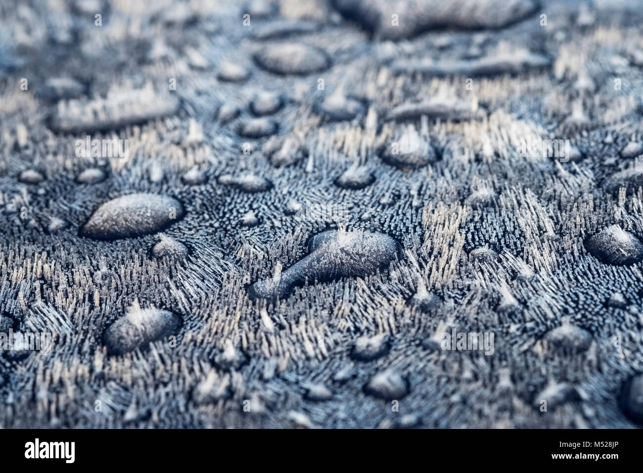 Details,Ice crystals and frozen water drops Stock Photo - Alamy