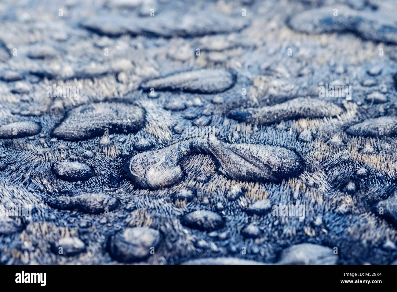 Details,Ice crystals and frozen water drops Stock Photo - Alamy
