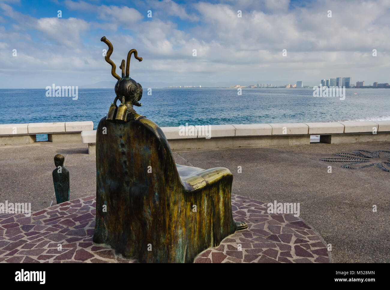 One of eight surreal bronze sculptures, together named "La Rotonda del ...