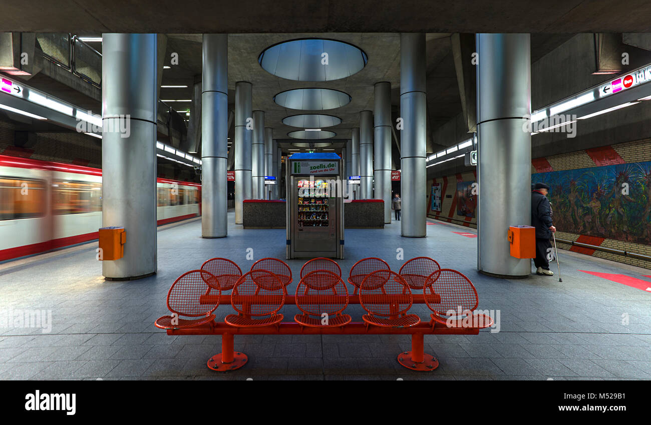 Subway station Plärrer,Nuremberg,Middle Franconia,Bavaria,Germany Stock ...
