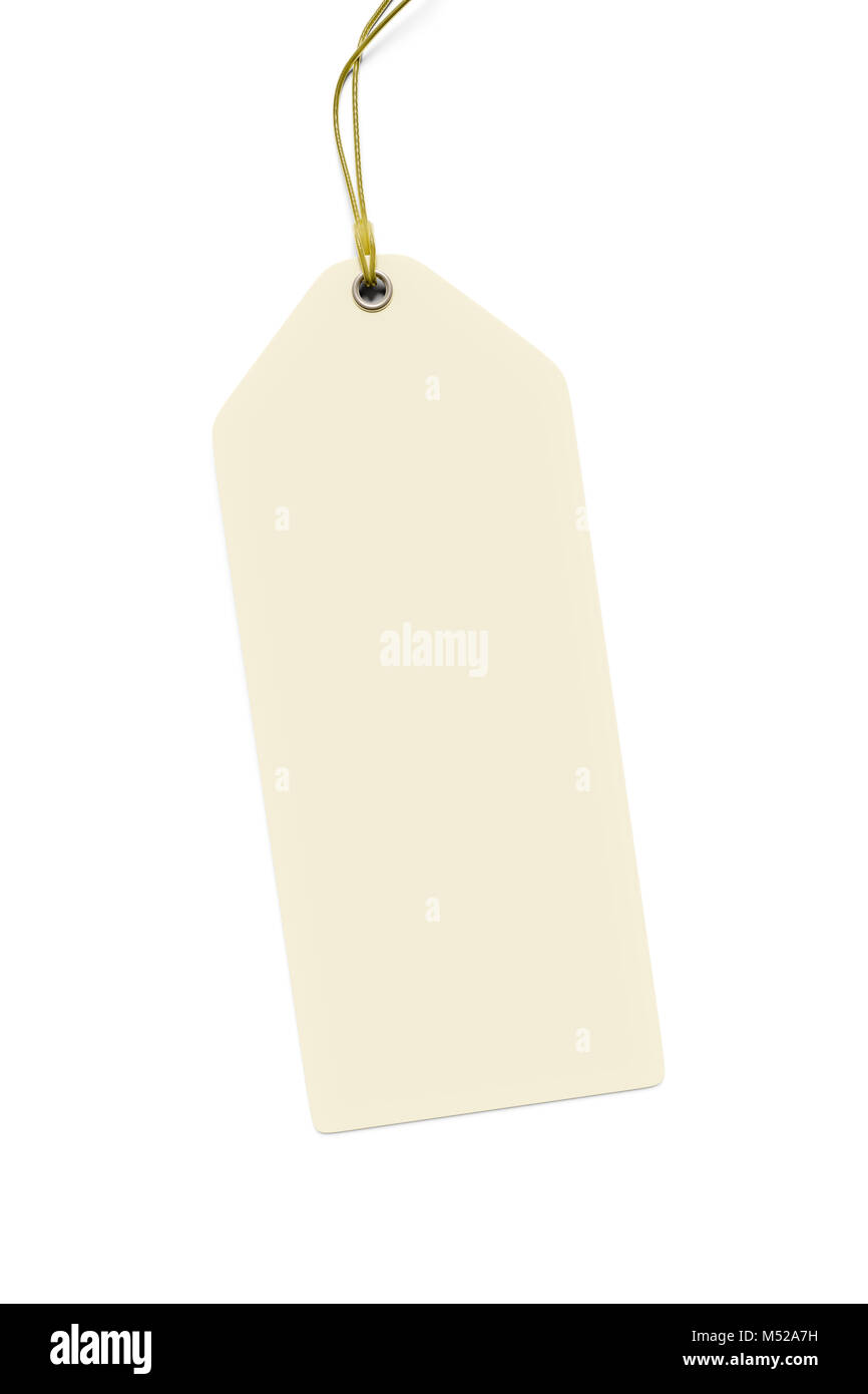a typical price tag isolated on white background Stock Photo - Alamy