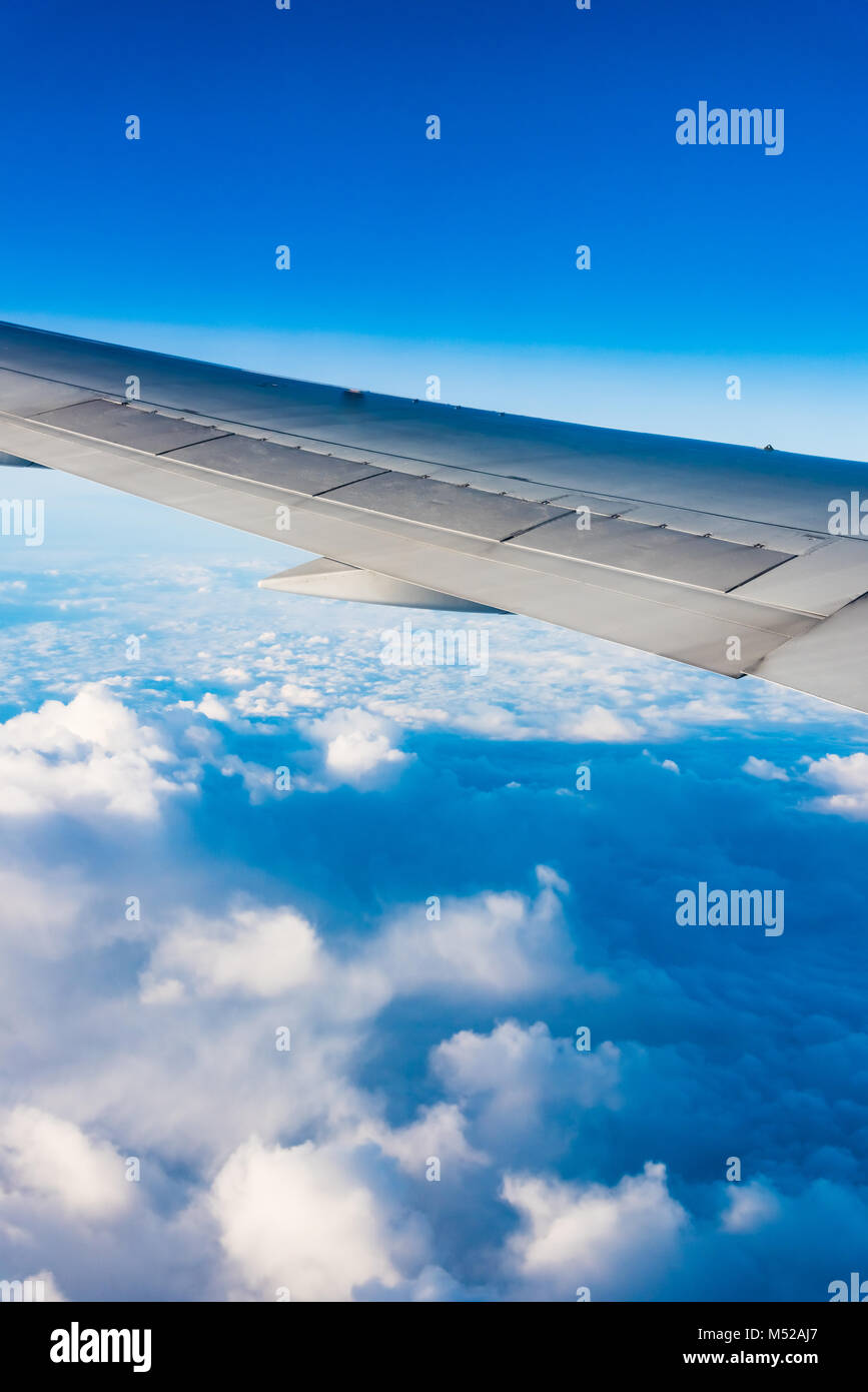 the view from the window of a passenger plane Stock Photo - Alamy