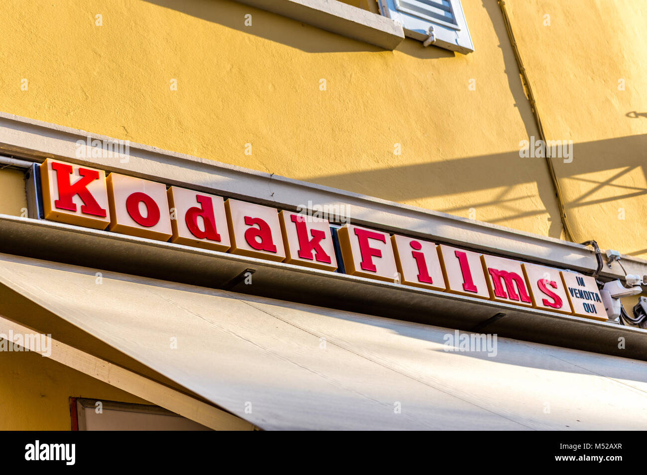 Kodak sign italy hi-res stock photography and images - Alamy