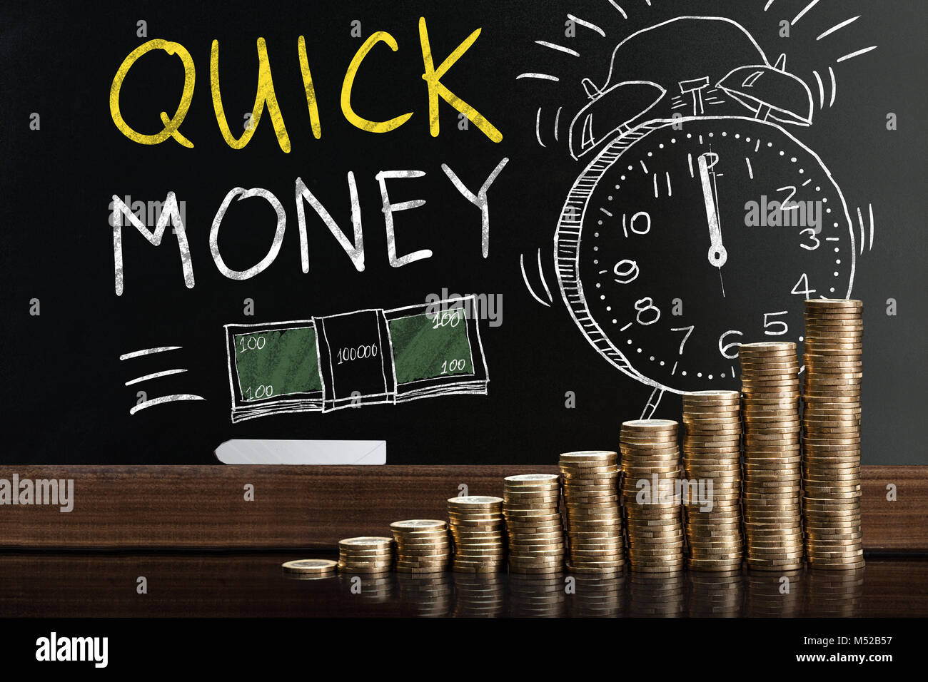 Quick Money Words On Blackboard Behind Stacked Coins Stock Photo Alamy quick-money-words-on-blackboard-behind-stacked-coins-stock-photo-alamy