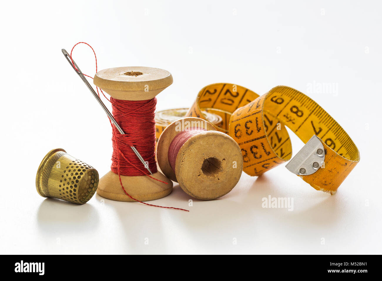 Sewing threads, coils Stock Photo - Alamy