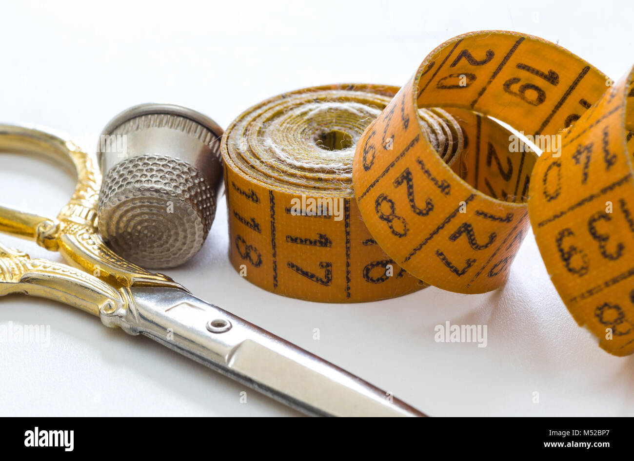 Sewing Measuring Tape Stock Photo - Alamy
