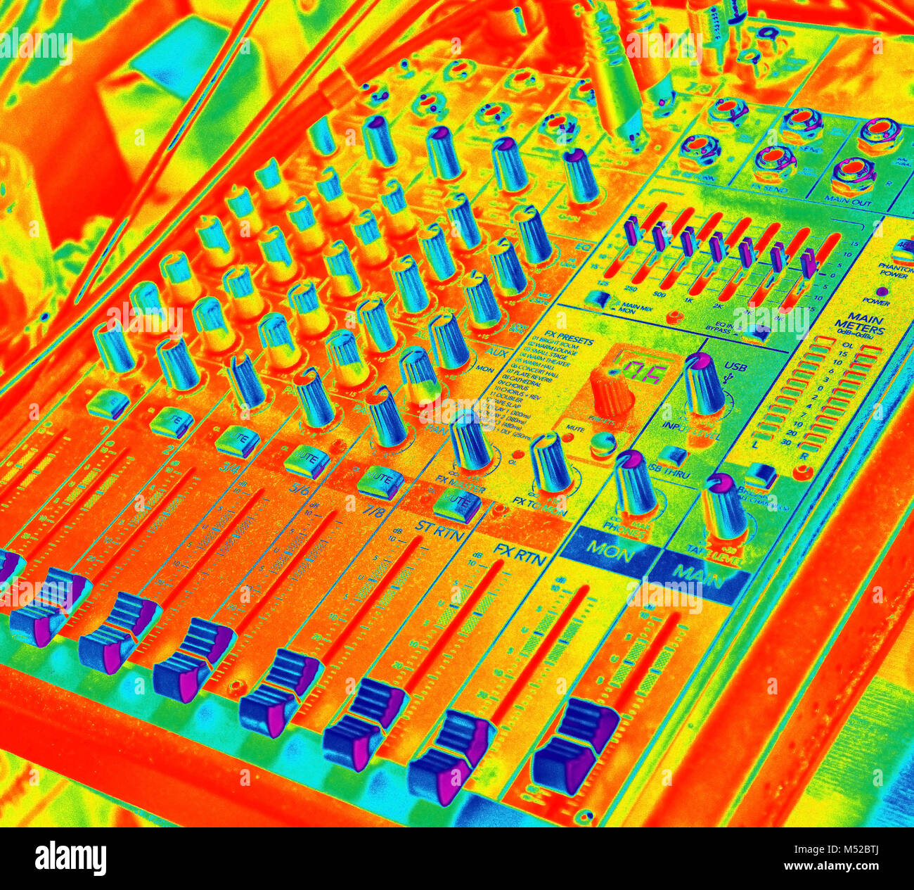 Stage with musical equipment hi-res stock photography and images - Alamy