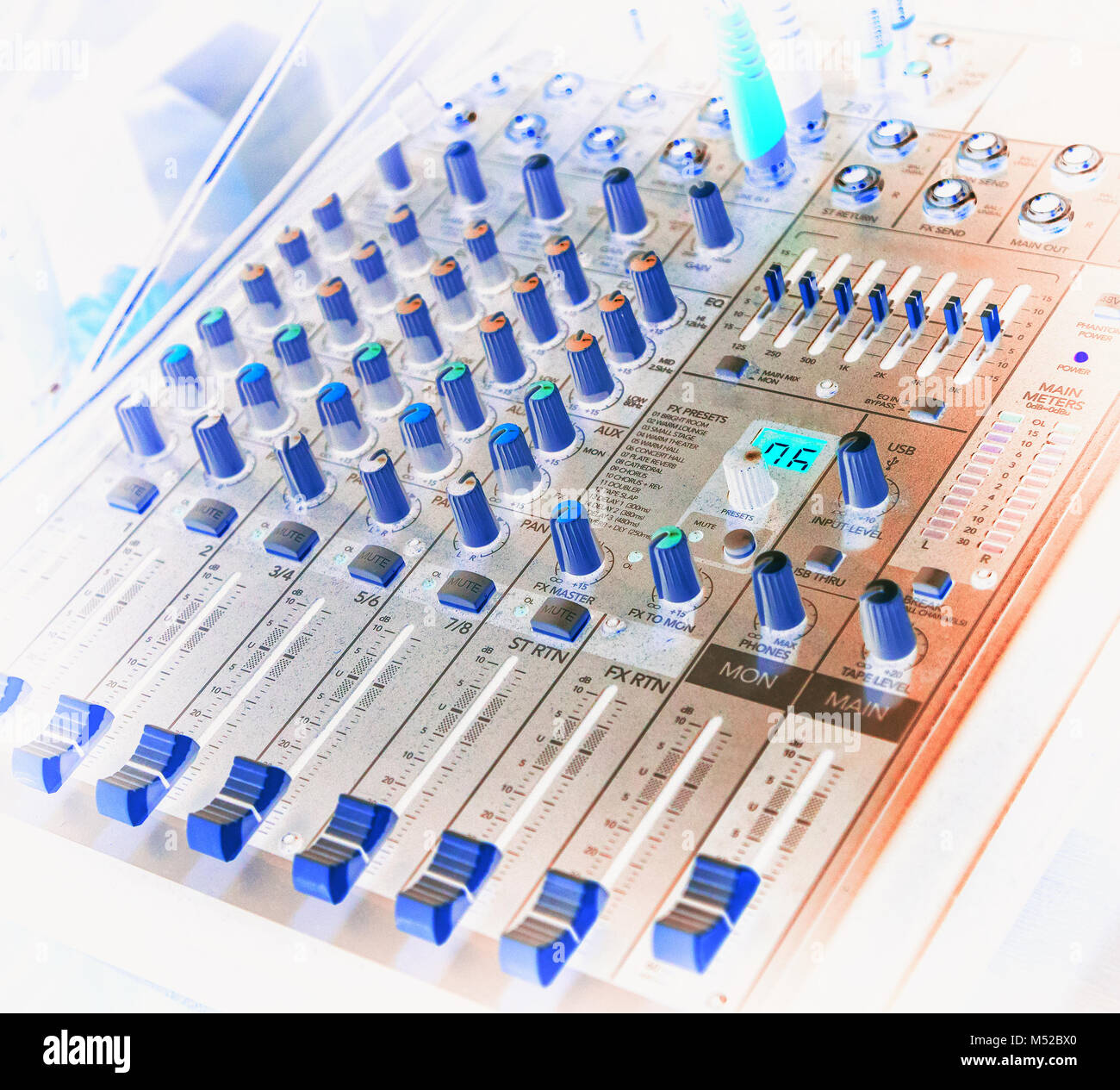 Musical equipment, closeup Stock Photo - Alamy