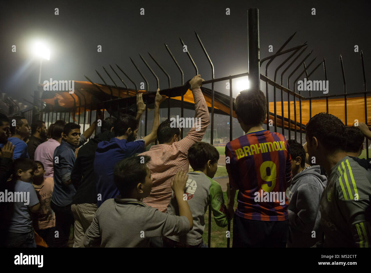 Middle football pitch stadium hi-res stock photography and images - Alamy